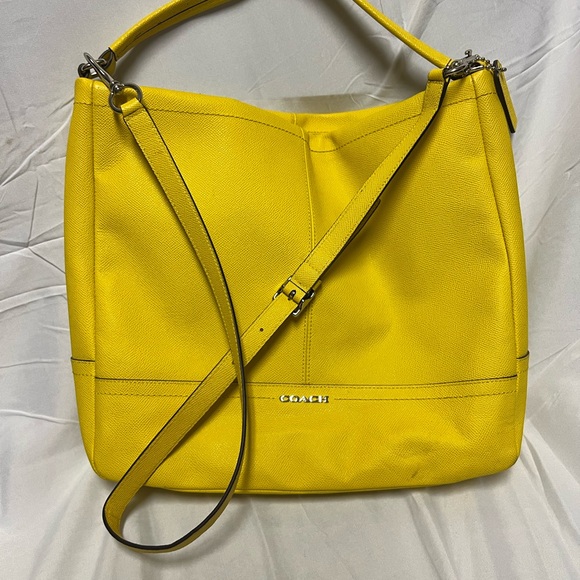 Coach | Bags | Coach Vibrant Yellow Shoulder Bag | Poshmark